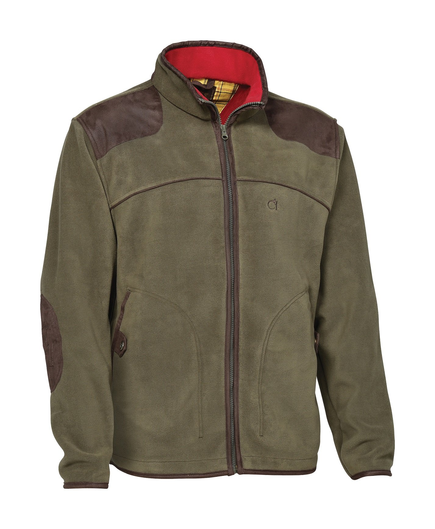 Blouson de chasse polaire Stuart Kaki Club Interchasse - 9065