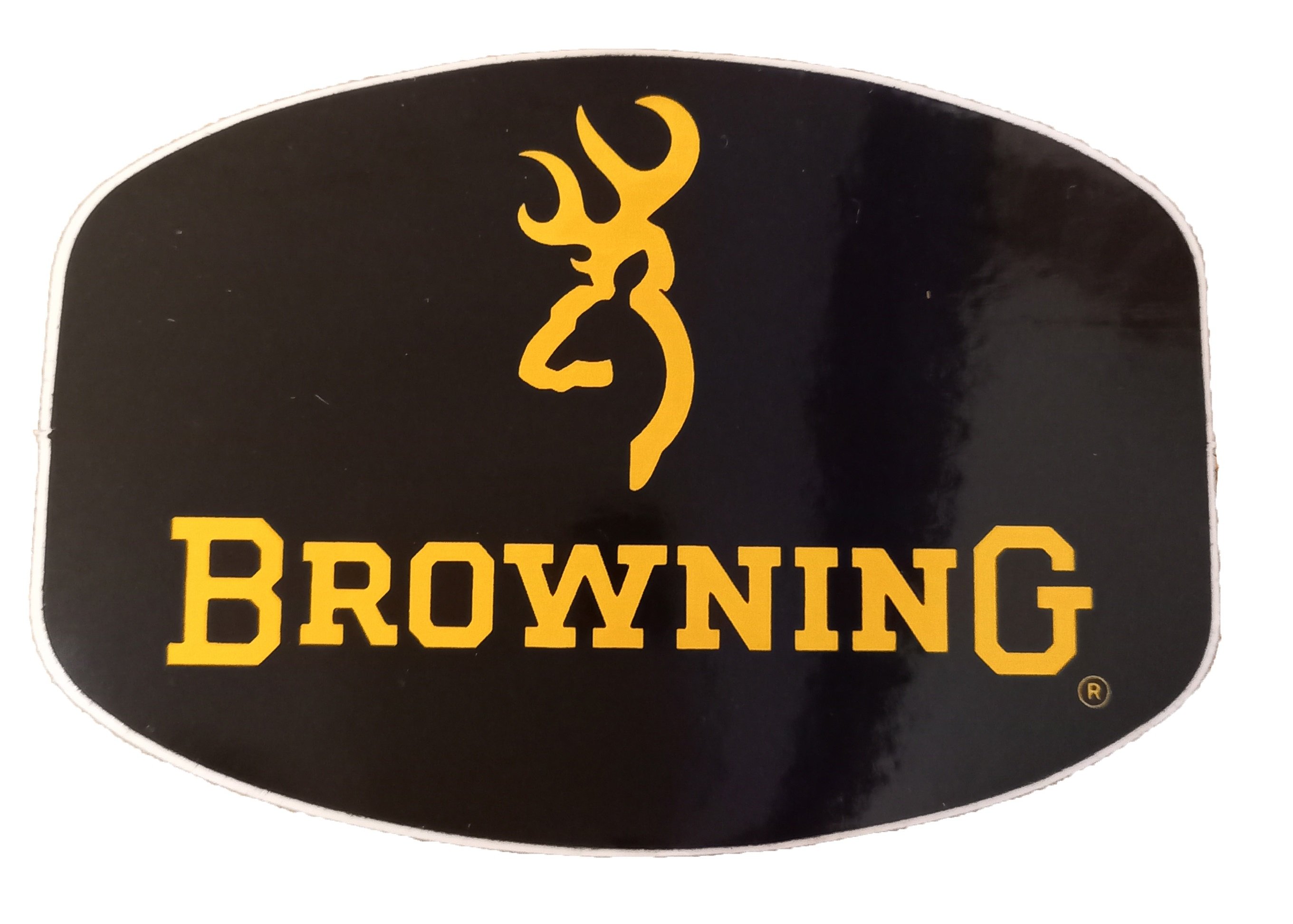 Autocollant Browning jaune et noir - 13960