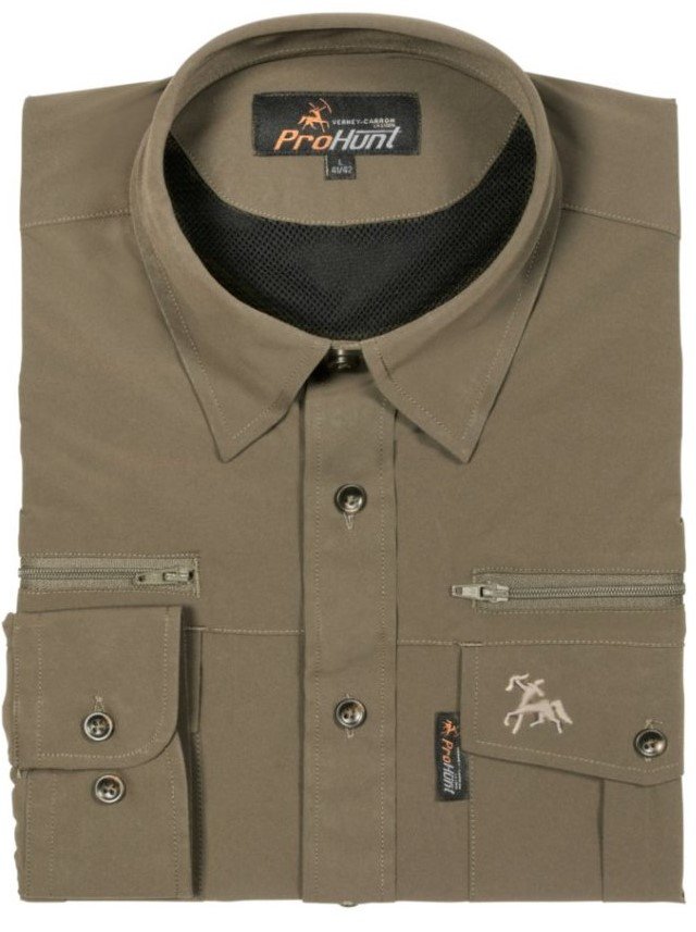 Chemise à manches longues Anti-tique beige Verney Carron - 19137