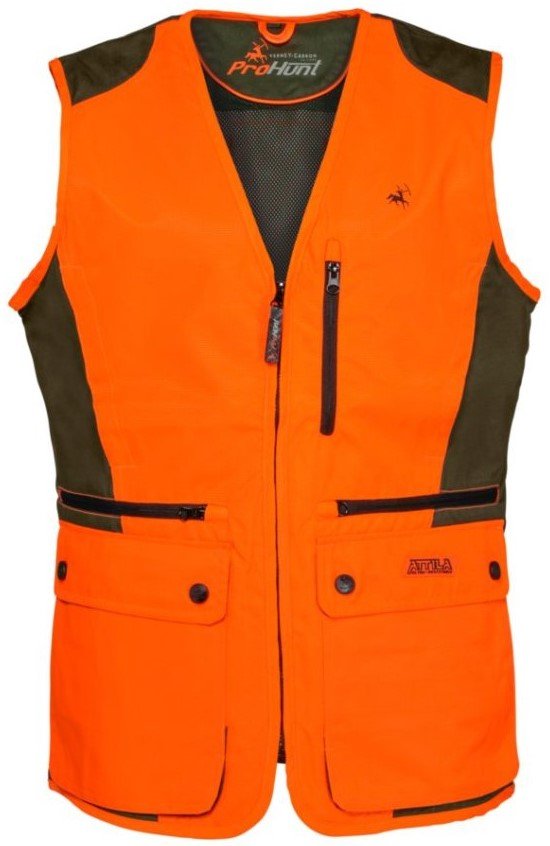 Gilet de chasse ATTILA kaki orange VERNEY CARRON - 19107