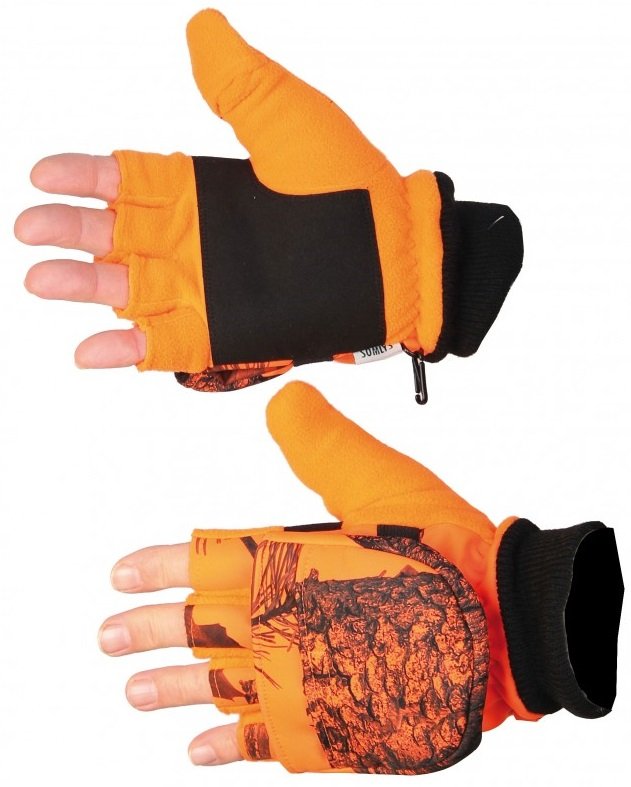 Mitaines polaire camouflage orange Thinsulate SOMLYS - 20044