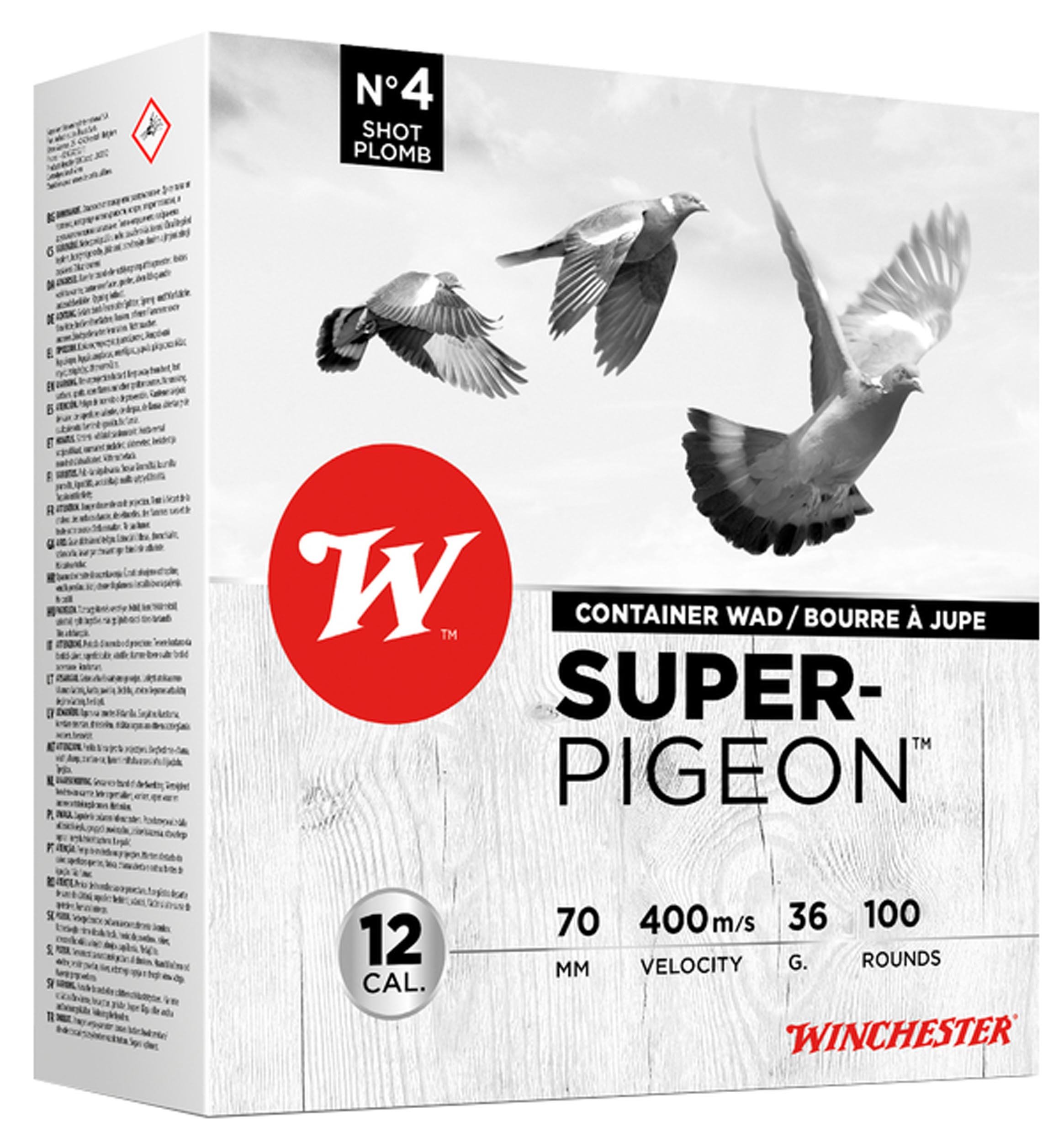 Pack 100 cartouches SUPER PIGEON Winchester - 20416