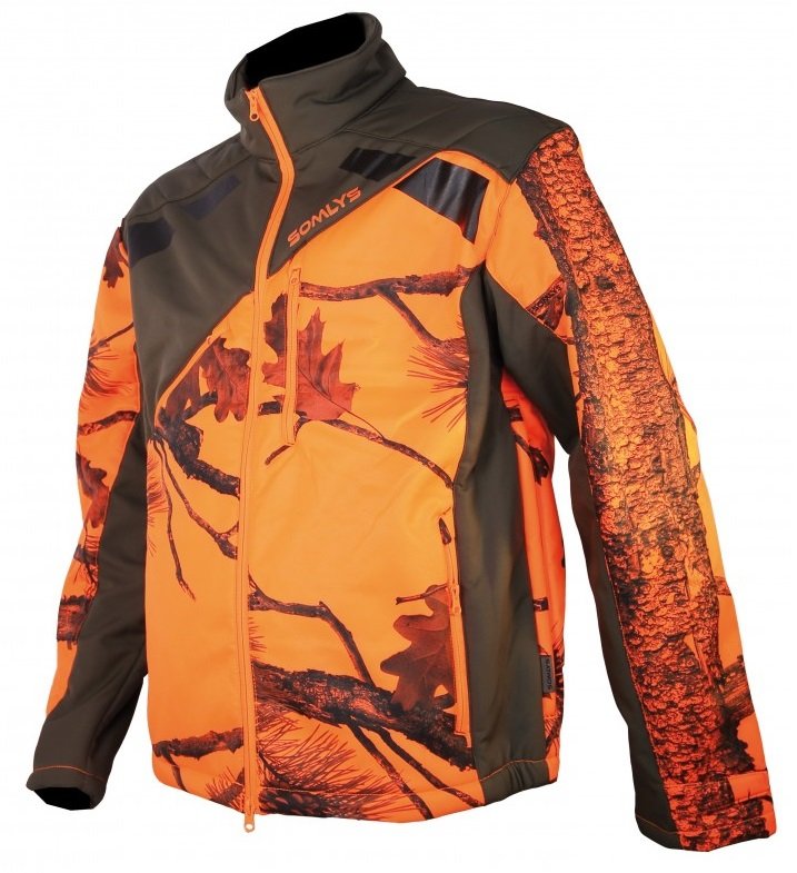 Veste softshell camouflage orange Newtek SOMLYS - 11667